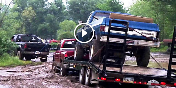 Chevy Pulling Dodge