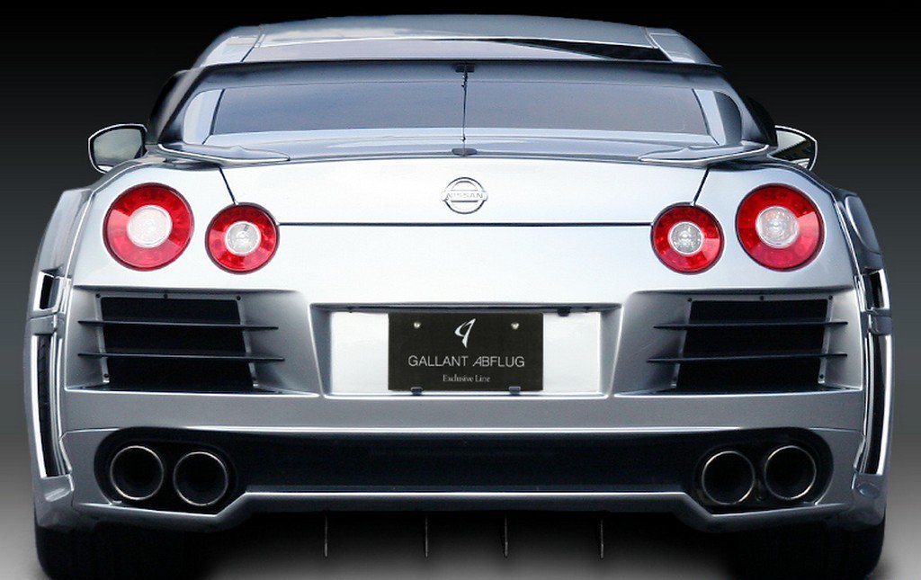 overkill_abflug_widebody_kit_for_nissan_r35_gtr_rear view - NO Car NO ...