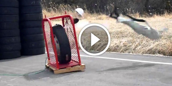 TIRE EXPLOSION Is The Result Of Overinflating! SHOCKING DEMONSTRATION ...