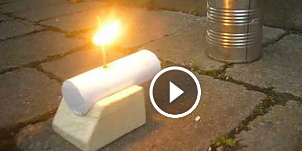 How to make paper cannon - lopatecno